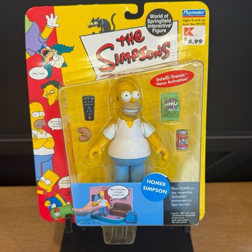 The Simpsons HOMER SIMPSON World Of Springfield Interactive Figure NEW ...