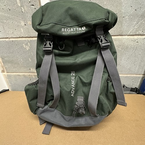 Regatta Rucksack Advance 25 Camping Hiking Travel Bag Green Grey ...