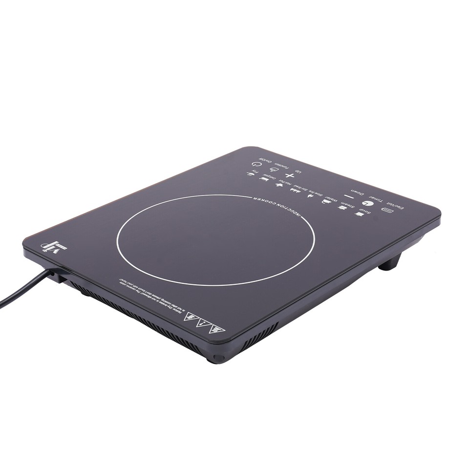 750W Portable Kitchen Countertop Induction Cooktop Burner Electric Hot ...