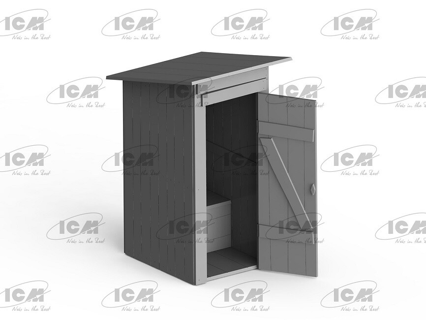 ICM35800 ICM 1/35 Field Toilet scale model plastic kit, WWII Box UK | eBay