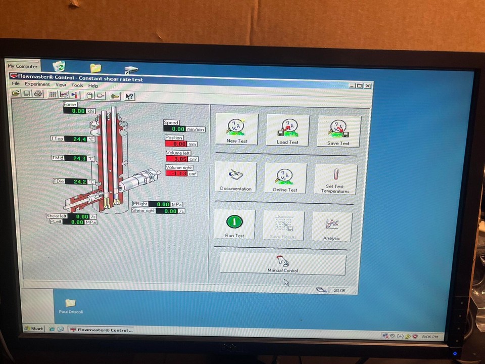 Malvern Twin Bore Capillary Rheometer | eBay