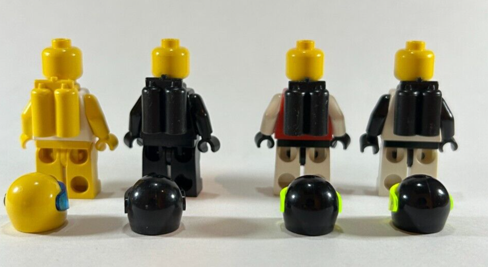 Lego Vintage Space Minifigures Futuron Blacktron M-Tron classic 1980s ...