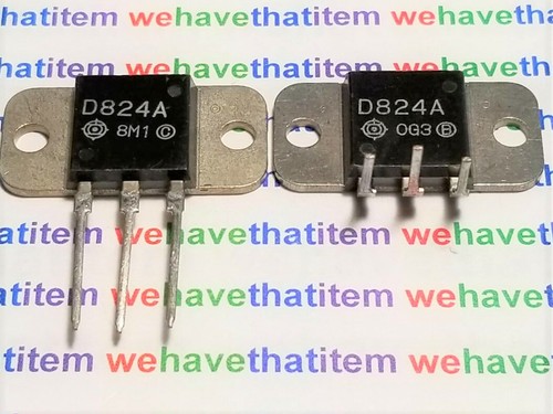 2SD824A / D824A / TRANSISTOR / TO218 ON A HEAT SINK / 2 PIECES (qzty ...