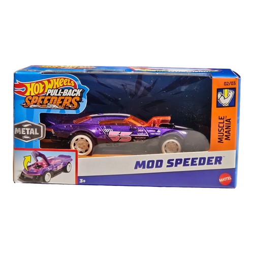 Hot Wheels 2024 Pullback Speeders Muscle Mania MOD SPEEDER 1:43 New | eBay