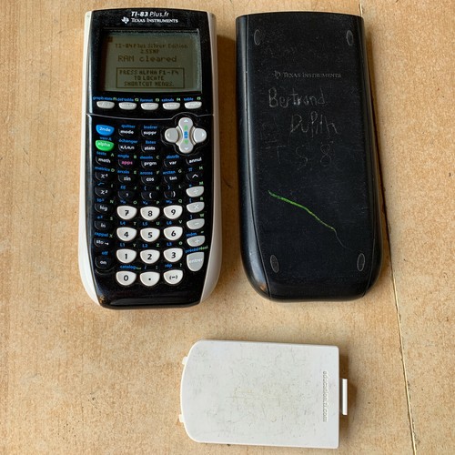 Calculatrice TI 83 PLUS.FR / texas instruments - graphique lycée | eBay