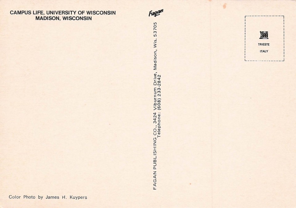 University of Wisconsin Madison Campus Sailing Team Lake Mendota 6x4 ...