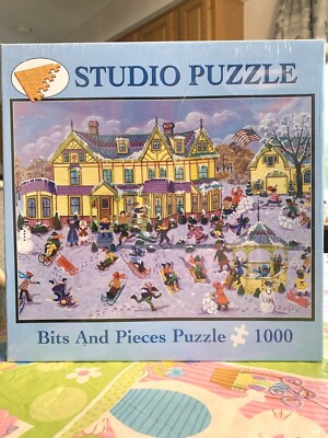 2007 Winter's Day Kemon Sermos Bits and Pieces Studio Puzzle Rare ...