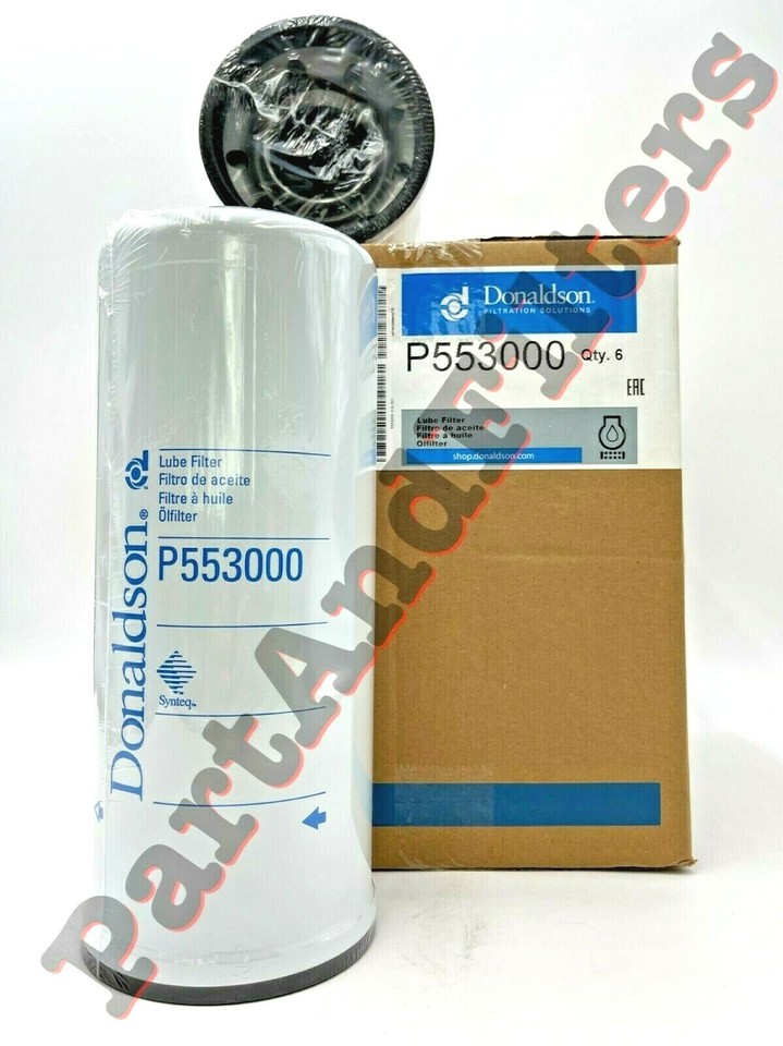 Donaldson P553000 Lube Filter Spin on Combination (Pack of 6) | Front ...