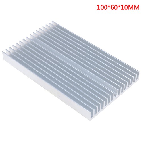 100*60*10mm Aluminum Heatsink Cooler Chip Radiator for IC LED Power ...