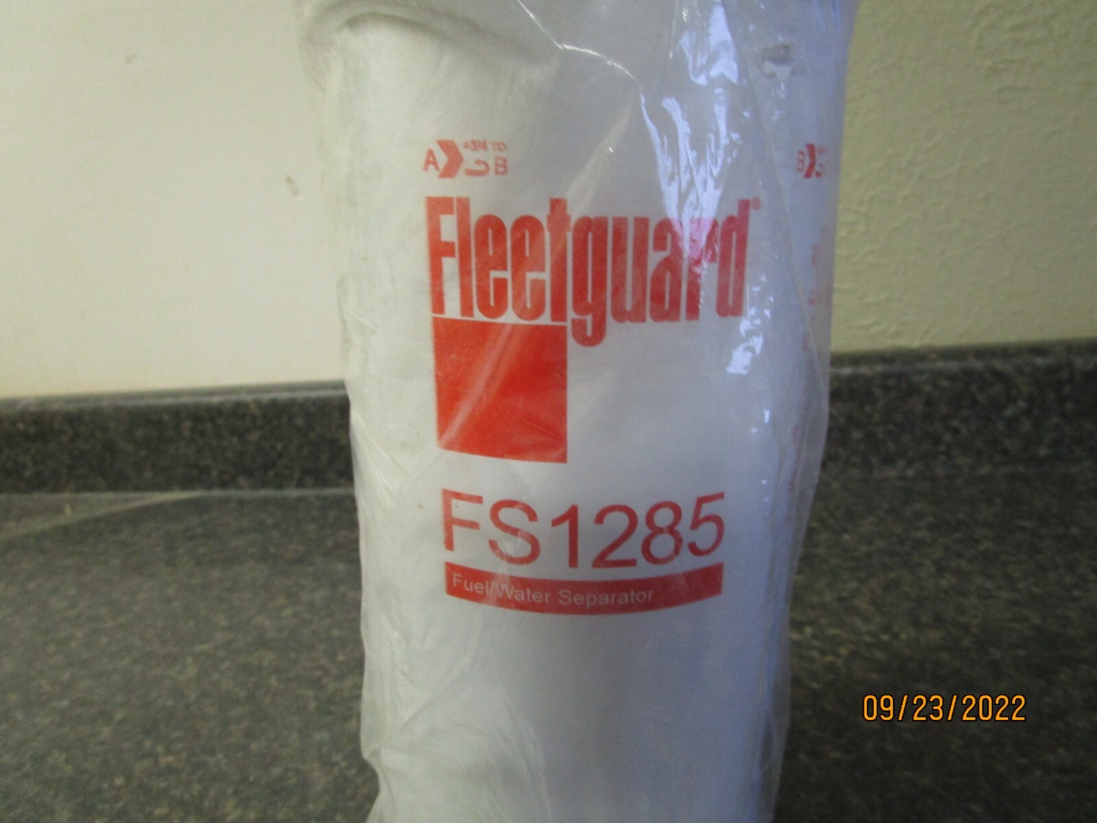 Qty (2) Fleetguard FS1285 Fuel Water Separator Filter Spin-On Ref ...