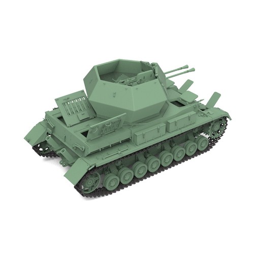SS76805 1/76 20mm WarGaming Military Model German Flakpanzer IV Ostwind ...