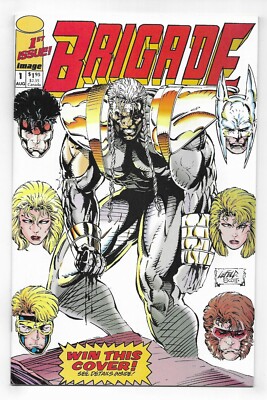 BRIGADE #1 IMAGE COMIC BOOK 1st print 1st series Battlestone Stasis ...