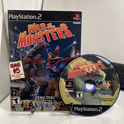 War of The Monsters DEMO DISC w/ Cardboard Sleeve (2003) Sony ...