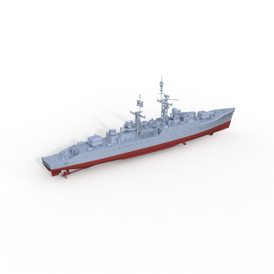 MRY-SFW 1/700 Military Model Kit British Leopard (F14) Class Frigate ...