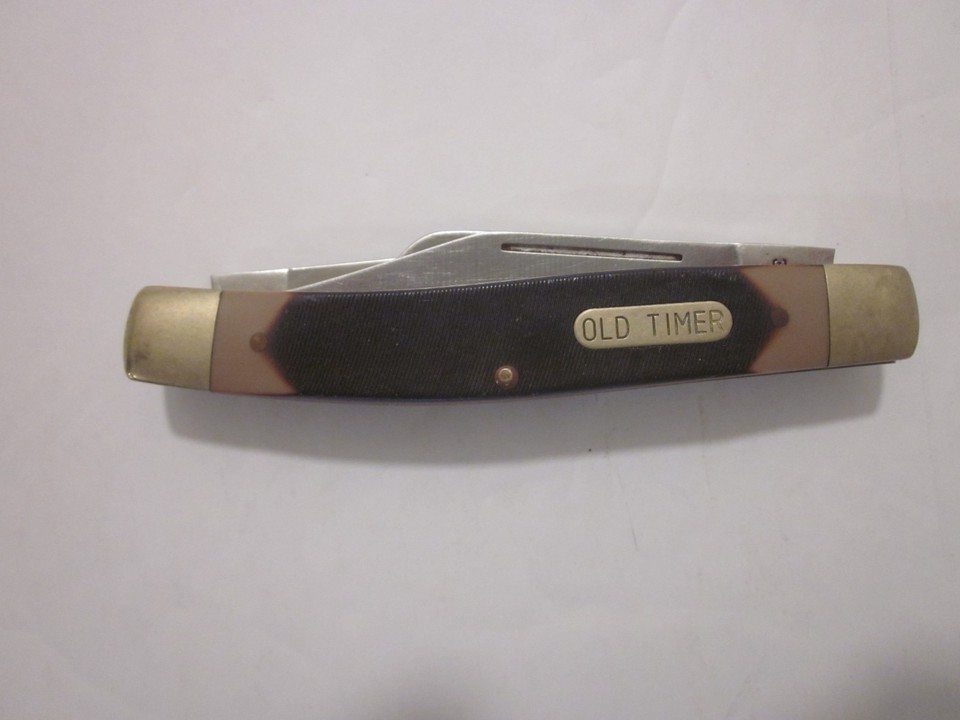 Vintage Schrade Old Timer 80T Pocket Knife - 3 Blade - USA | eBay