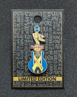HARD ROCK CAFE COLLECTIBLE PIN - BOSTON MARATHON - 2020 - GUITAR PIN | eBay
