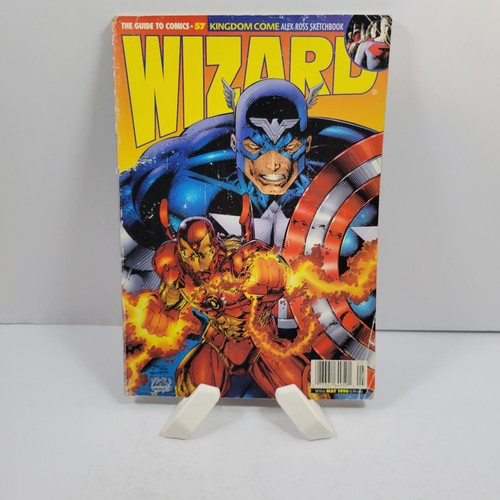 Wizard Comic Guide Magazine #57 May 1996 Captain America Iron Man Cover ...