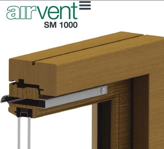 Airvent SM 1000 Trickle Vent window 460mmx450mm Surface Mounted Window ...