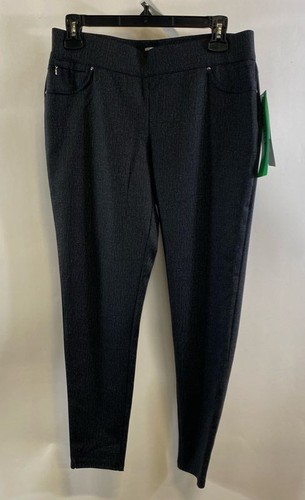 NWT Retrology Womens Gray Scratch Print Pull-On Straight Leg Ankle ...