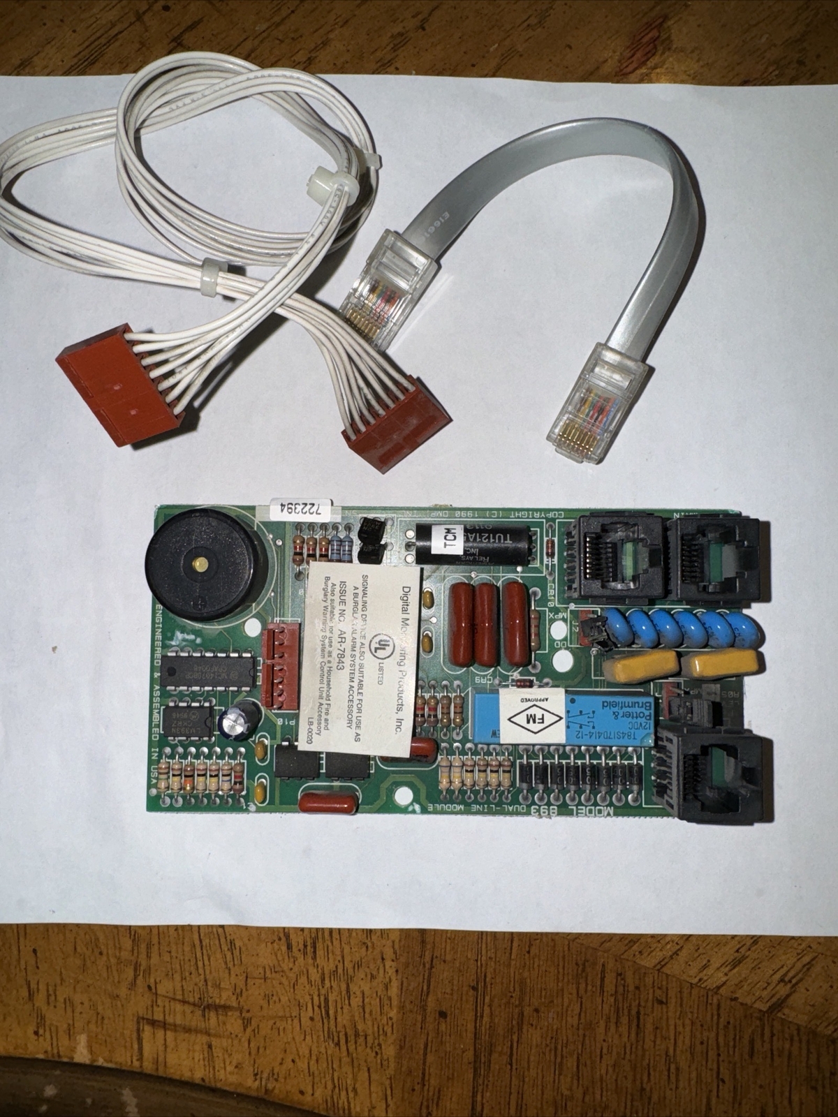 DMP Digital Monitoring Products 893 Dual Phone Line Fire Security Alarm ...