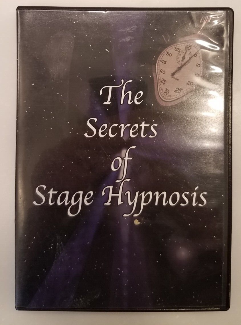 THE SECRETS OF STAGE HYPNOSIS DVD w/ Rick Stratton Hypnotist how to ...