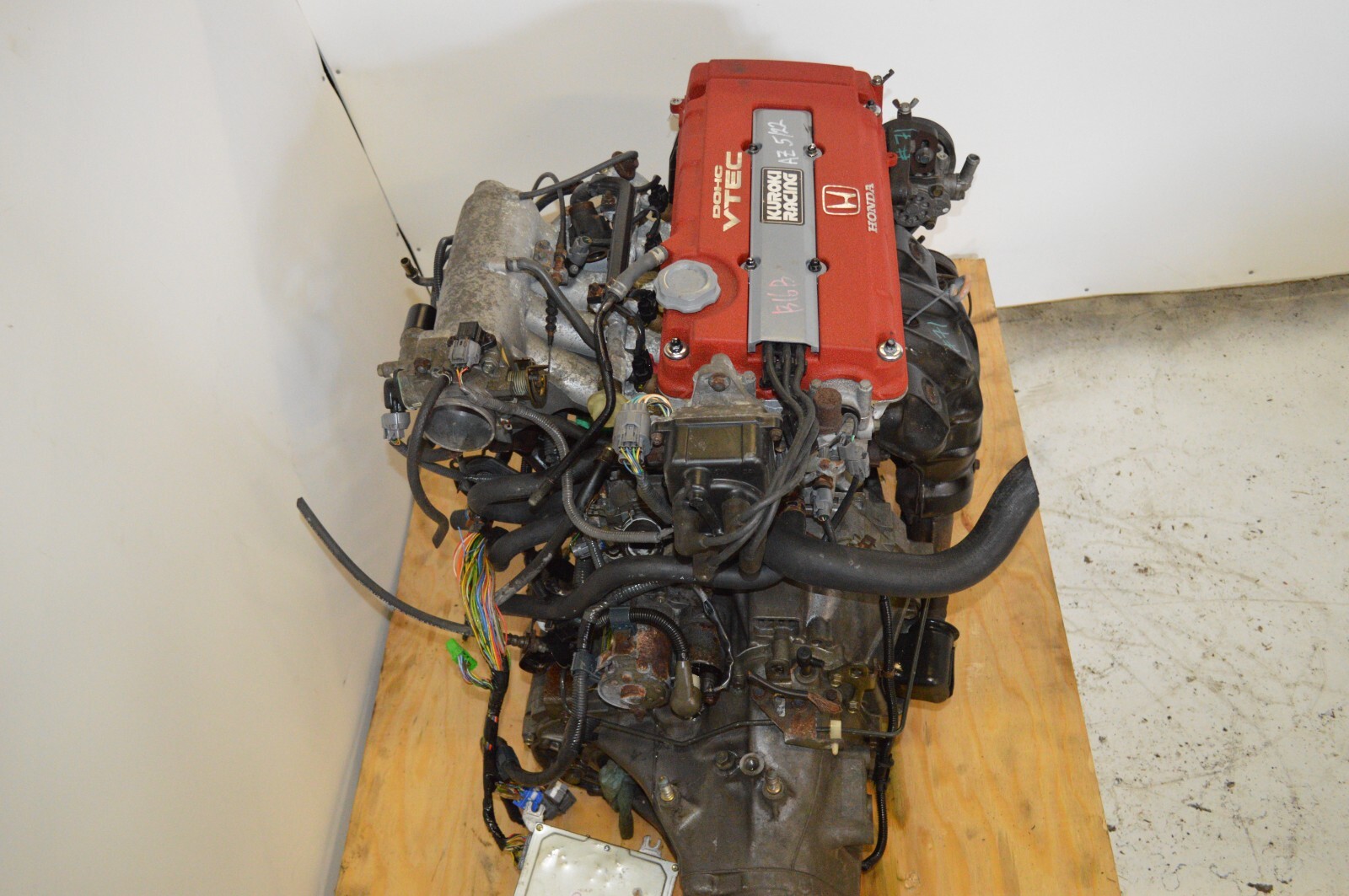 96-00 JDM HONDA CIVIC B16B TYPE R 1.6L VTEC ENGINE 5 SPEED MANUAL LSD ...