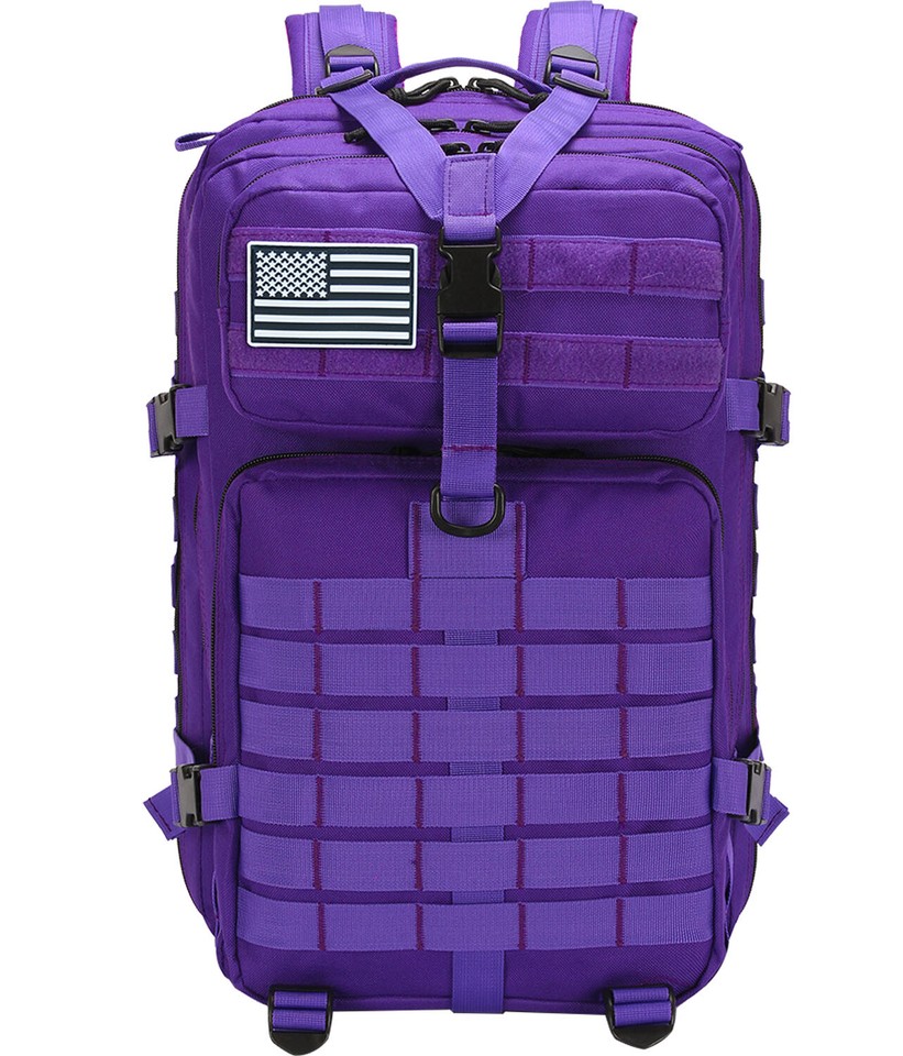 50L Large Capacity Men Army Military Tactical Backpack Molle 3 Day ...