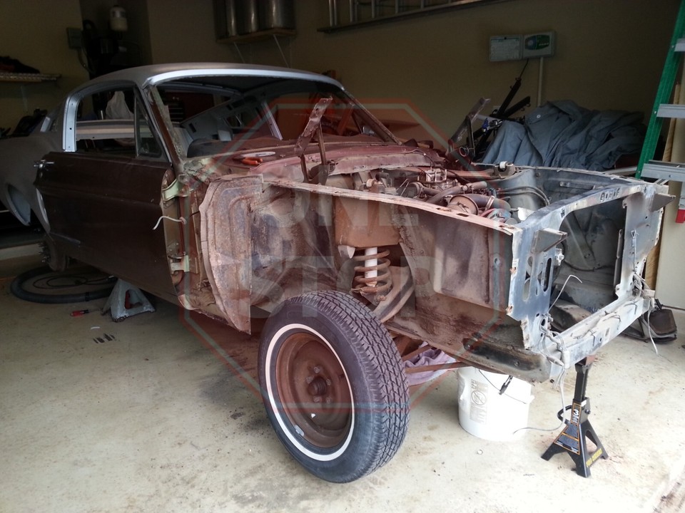 1967 Ford Mustang 67 Coupe To Fastback Complete Conversion Kit Hardtop ...