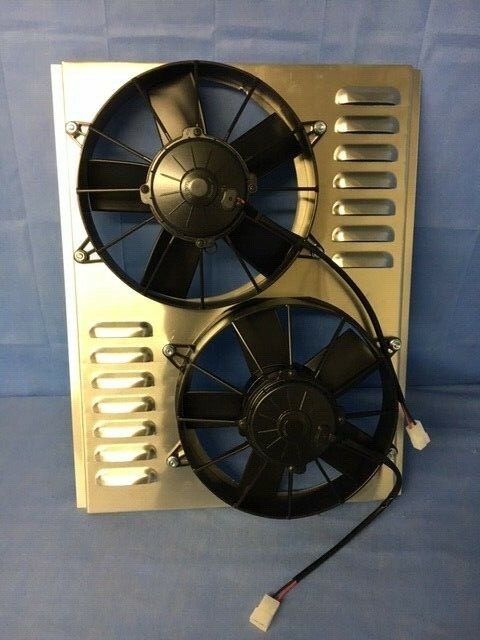 1932 FORD CAR ALUMINUM SHROUD WITH 2 SPAL FANS 30102057 | eBay