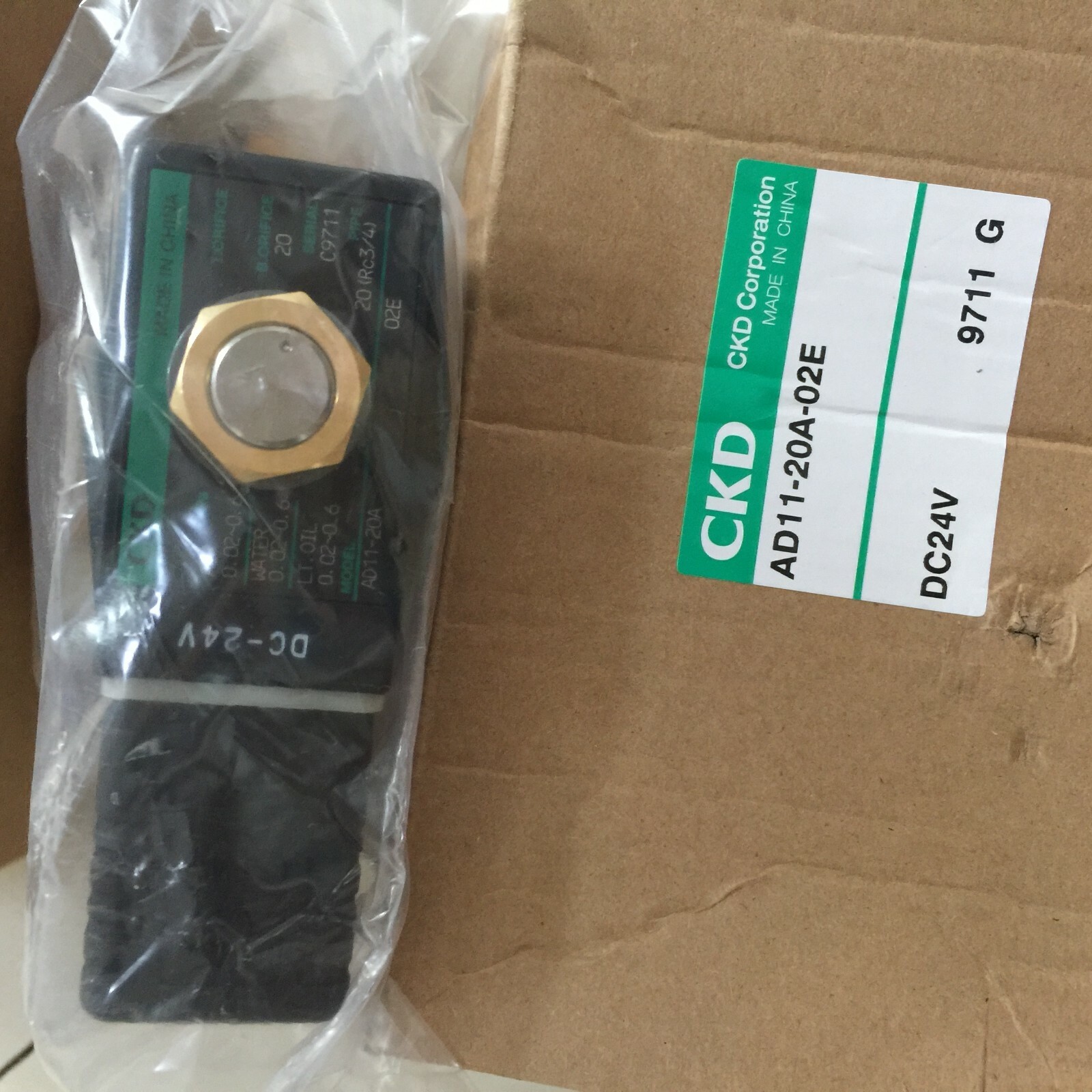 1PC NEW CKD Pilot operated fluid solenoid valve AD11-20A-02E-DC24V | eBay