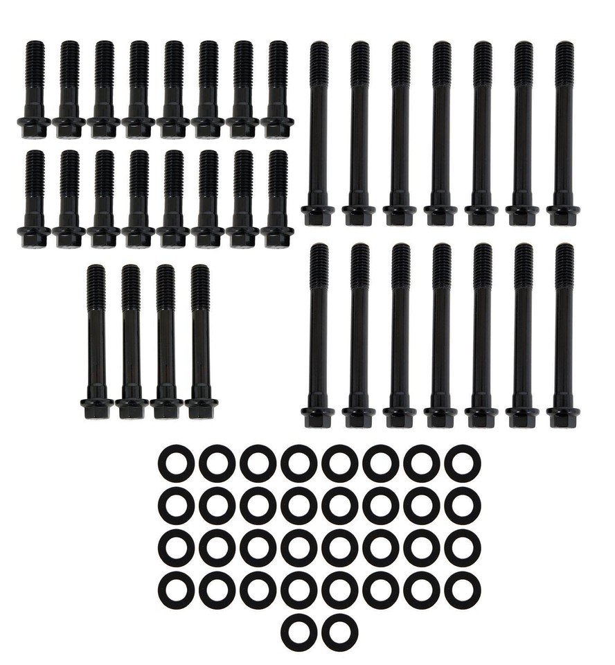 672036001742 Hex Head Cylinder Head Bolts Kit For Gen 1 SBC Small Block ...