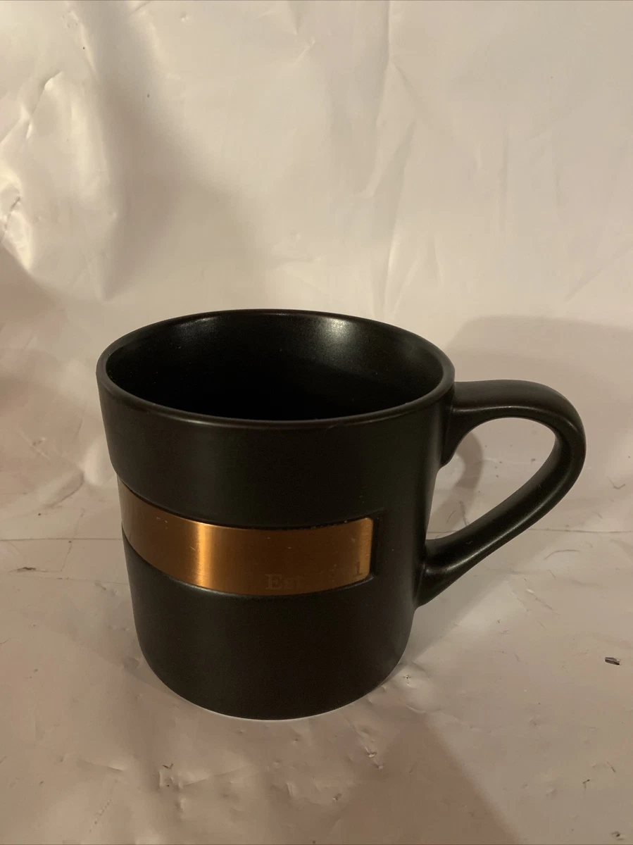 Copper Coffee Mug Matte Black