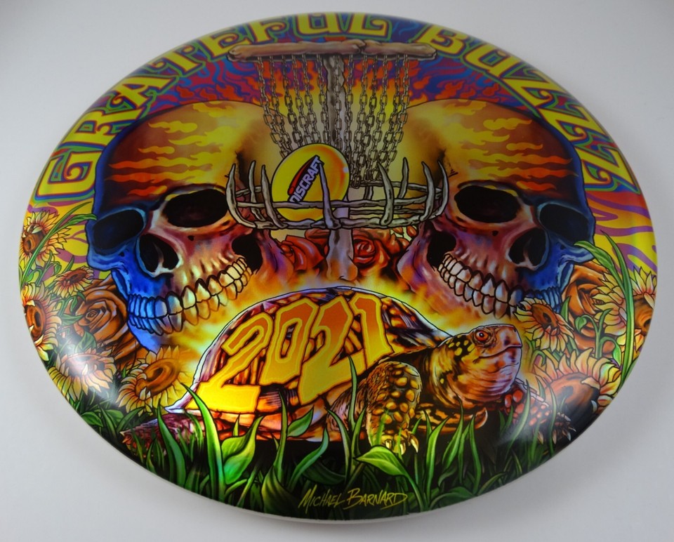 Discraft Disc Golf 2021 Esp Grateful Buzzz Midrange Disc Super Color ...