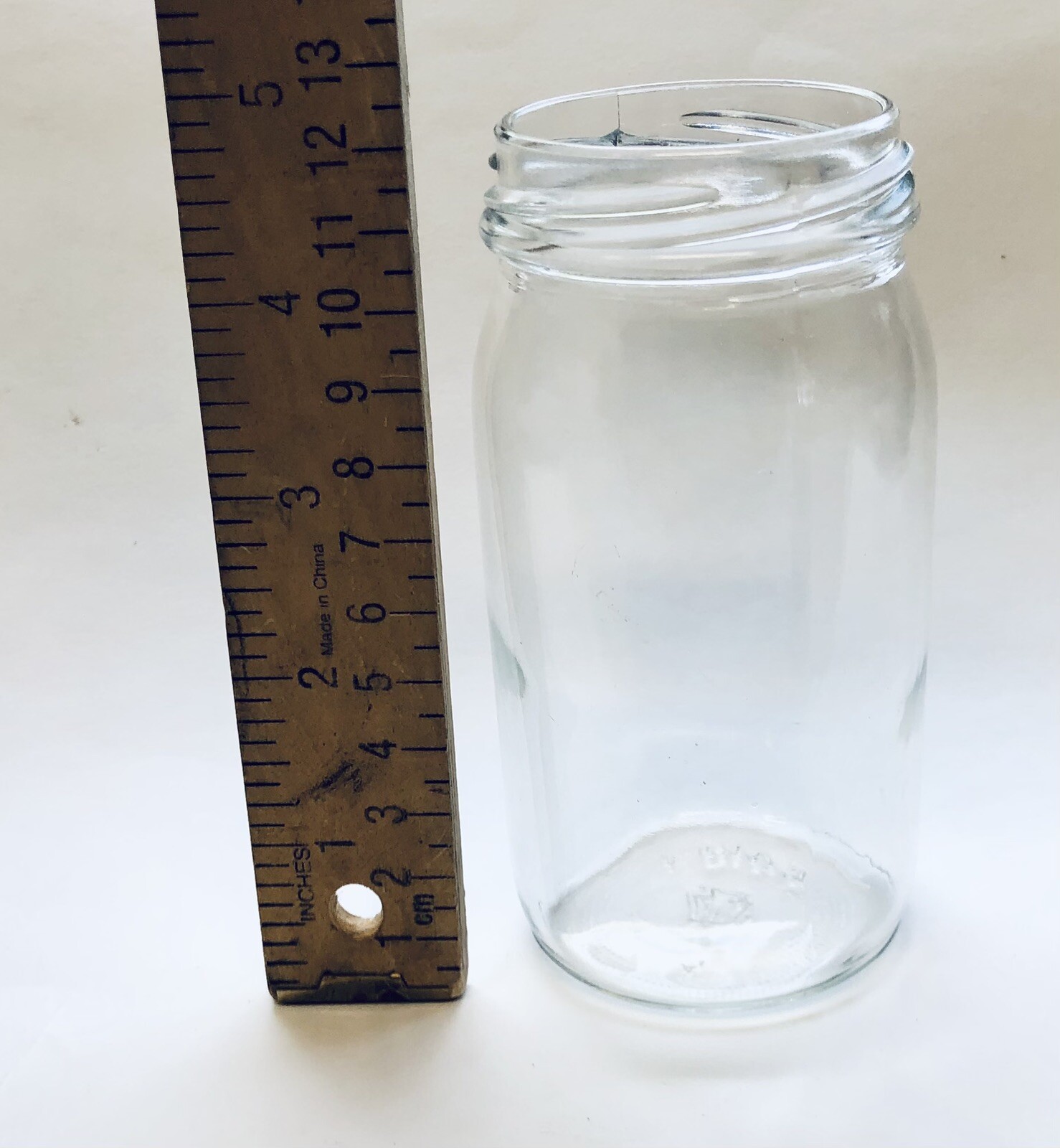 Knox Glass Bottle Company 1932-1953 Clear Jar Glass bottle 5” tall 8oz ...