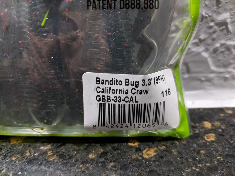 2 X 9-Pack GOOGAN BAITS JR Bandito Bug 3.3'' Jr | California Craw ...