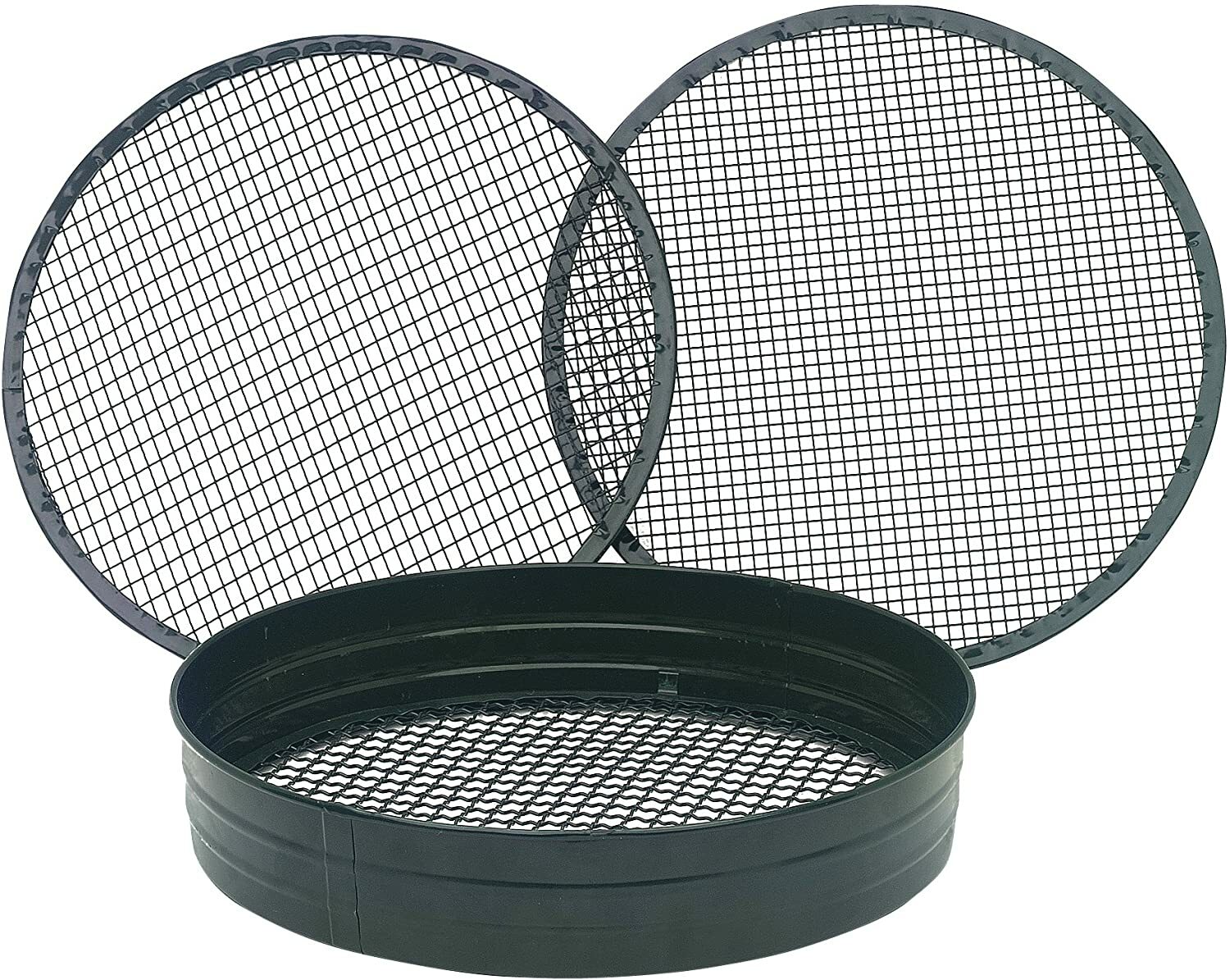 Heavy Duty Garden Riddle Riddler Soil Sift Compost Sieve Mesh Seed Tray ...