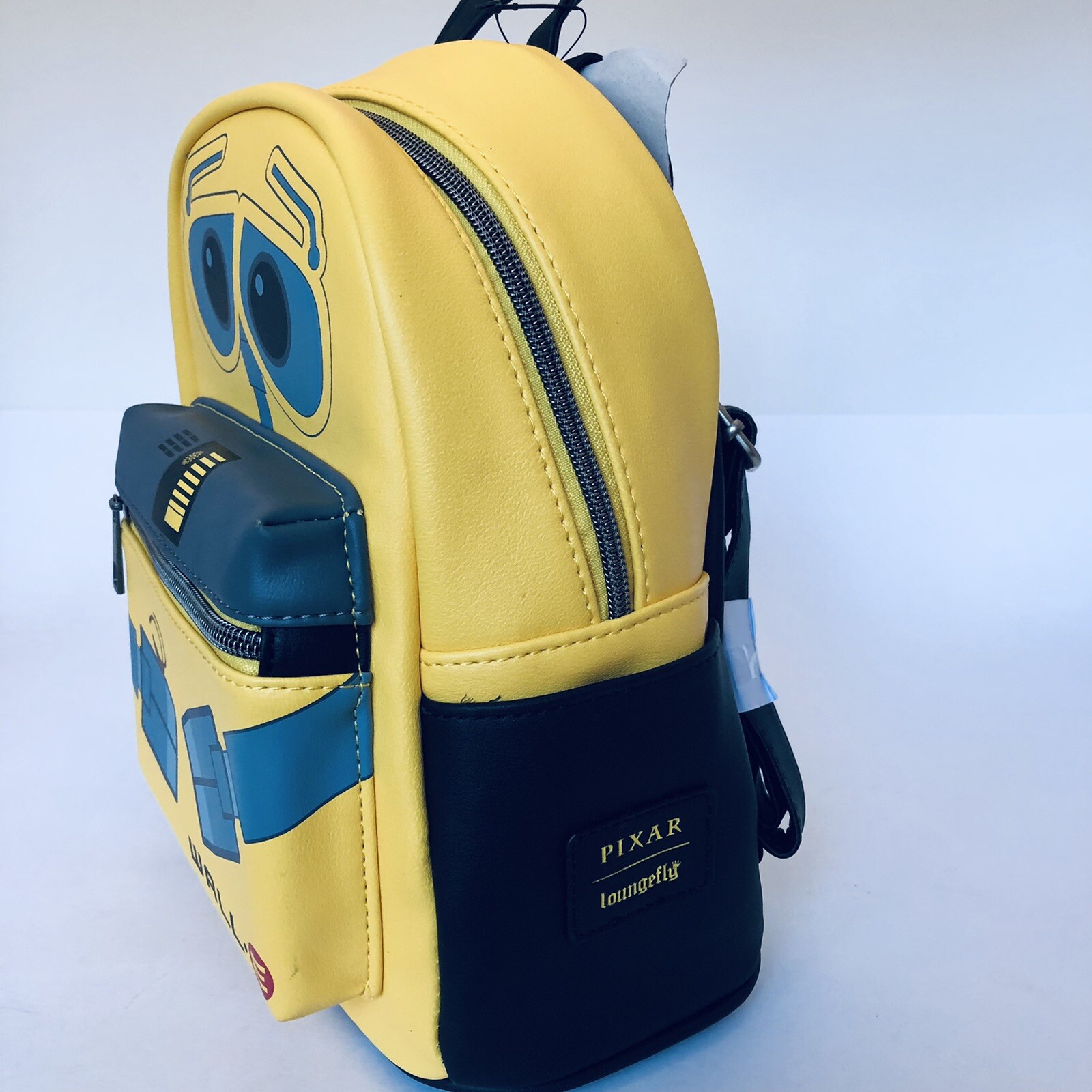 Loungefly Walle Wall-E Mini Backpack Pixar Disney Yellow Bag NEW | eBay