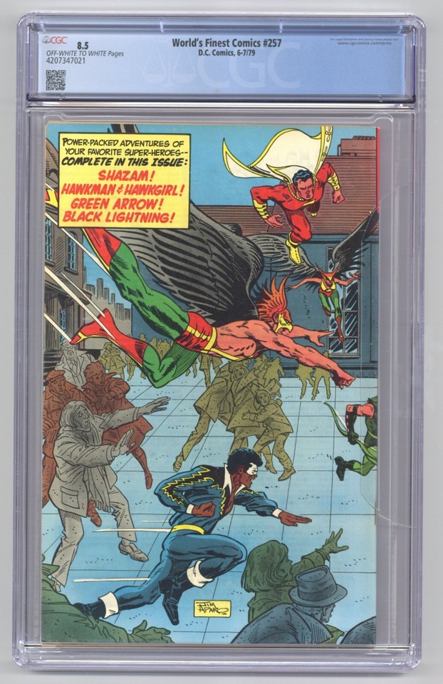 World's Finest Comics 257 (CGC 8.5) Superman Aparo wraparound cover ...