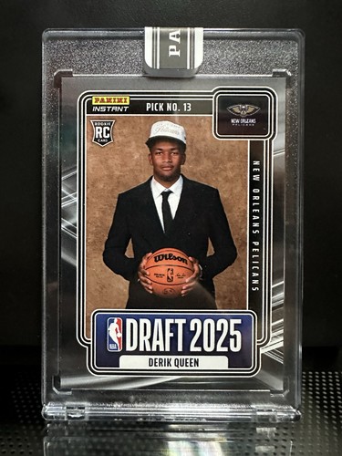2025-26 Panini Instant Draft Night Derik Queen 1st NBA Rookie Card ...