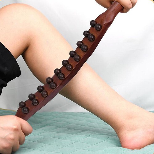 Professional Wooden Massager Stick Anti Cellulite Guasha Scraping Stick ...