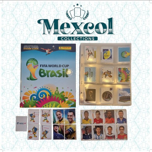 PANINI WM 2014 WC Brasil - Complete + Hardcover Album + Updates ...
