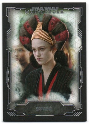 2016 Star Wars Masterwork 34 Sabe | eBay