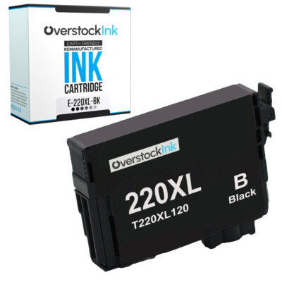 1PK T220XL 220XL Black Ink Cartridge Fits Epson Expression XP-320 XP ...