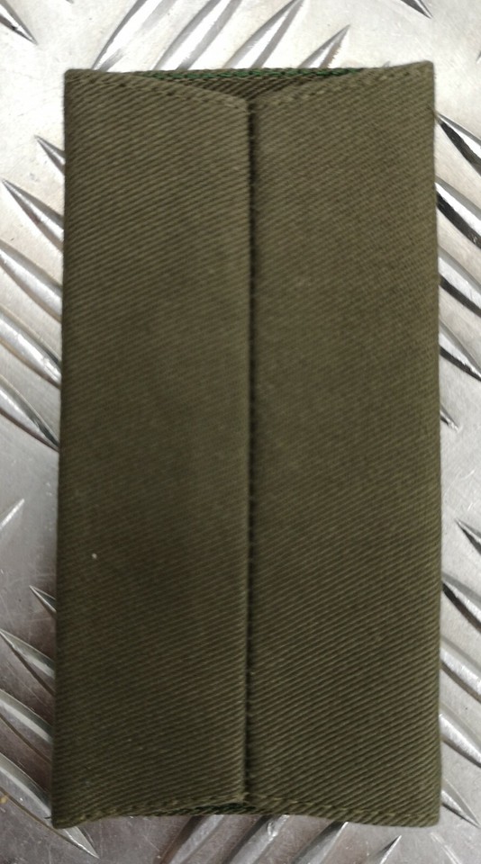 Genuine British Military OD Private Rank Slide / Epaulette Yorkshire ...