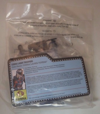 Joe Con 2017 Exclusive GI Joe Cobra Laser Troopers Laser-Vipers 3 Pack ...