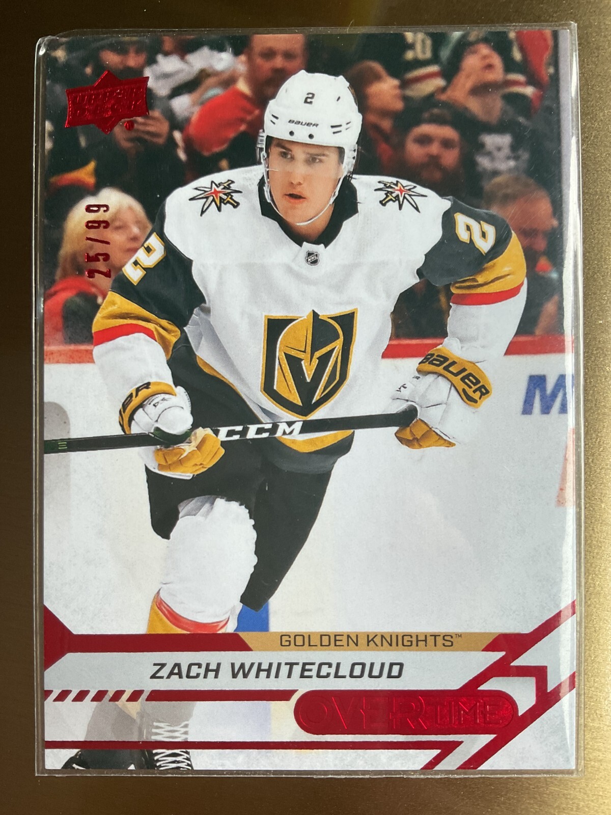 Zach Whitecloud 2020-21 Upper Deck Overtime Red Parallel Card #25/99 | eBay