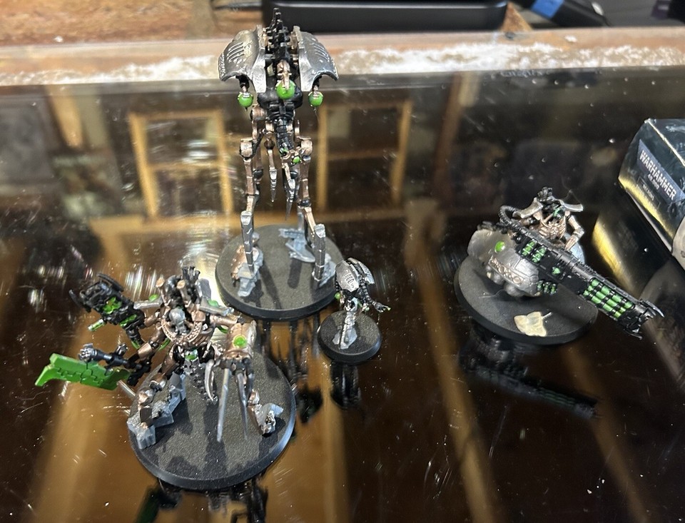 Warhammer 40K Necron army lot Partially Painted and Built | eBay