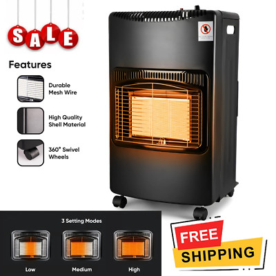 4.2kW Portable Gas Heater, Foldable Calor Gas Heater + Regulator Hose ...