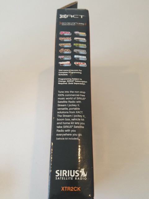 Sirius XACT XTR2 For Sirius Car & Home Satellite Radio Receiver for ...