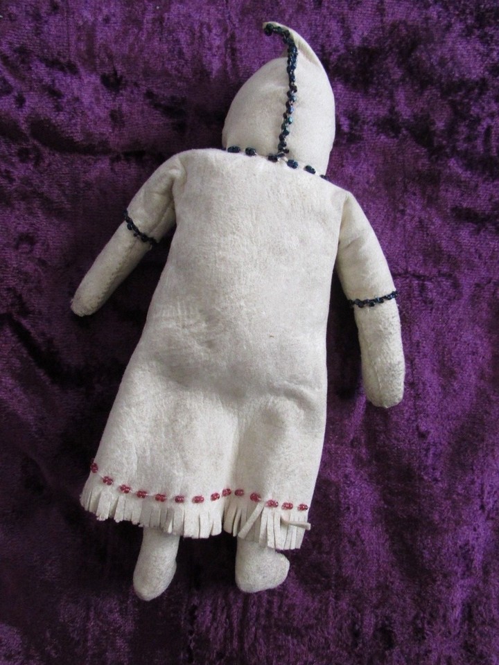 Sweet Old Inuit Beaded Doll | eBay